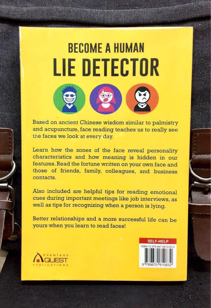 《New Book Condition + How To Become A Human Lie Detector》Richard ...