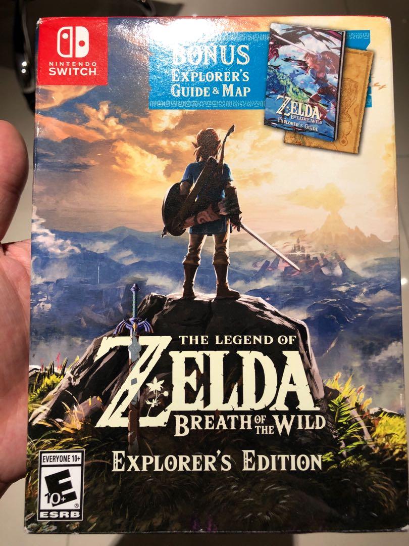 Nintendo switch legend of Zelda breath of the wild BOTW explorer ...
