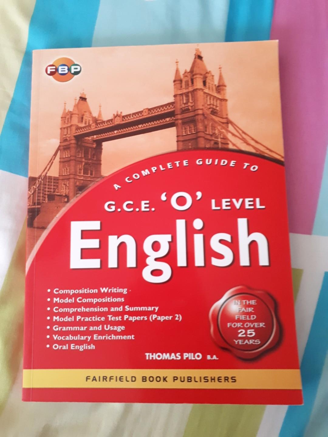 O Levels English Assessment Books, Hobbies & Toys, Books & Magazines ...