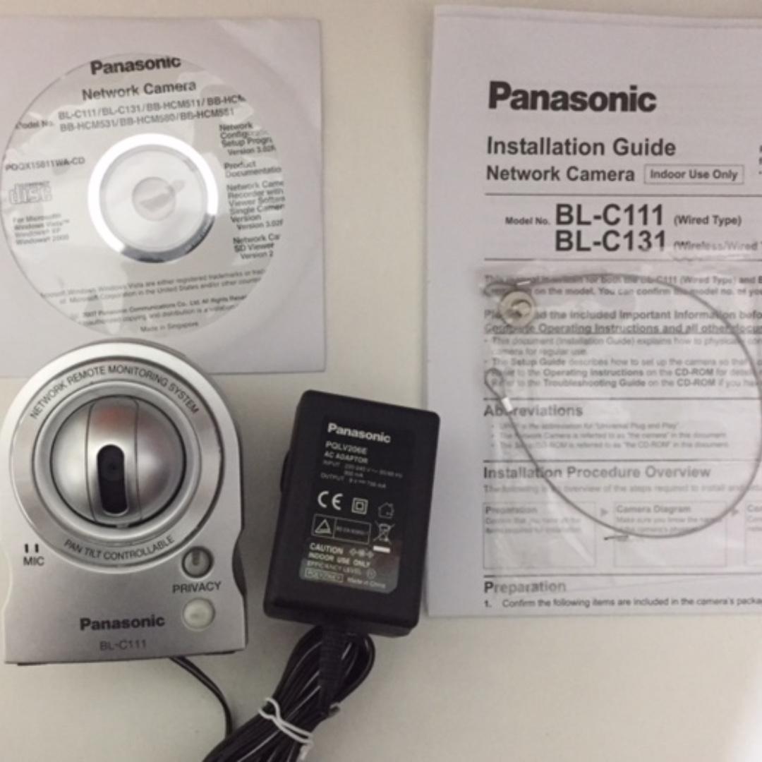 Panasonic Web Cam BL-C111, Photography, Cameras on Carousell