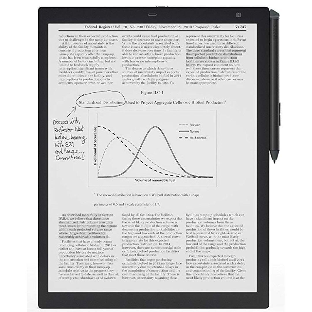 Sony DPT-RP1/B 13” Digital Paper, Mobile Phones & Gadgets, Tablets ...