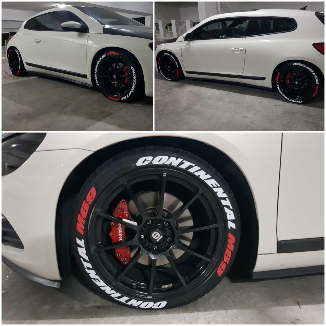 Tyre Sticker / Tire Graffix / Tyre Bomb / Tyre Tag, Car Accessories ...