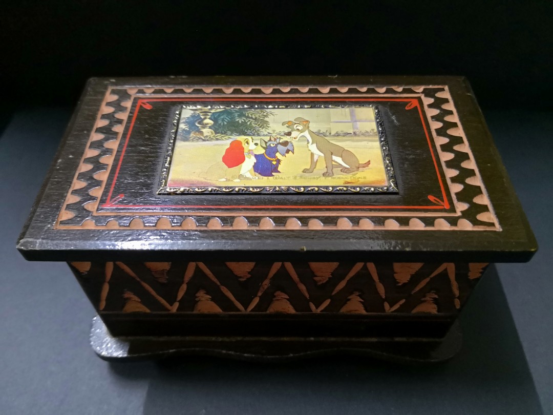 vintage sankyo Walt Disney wooden music box, Hobbies & Toys ...