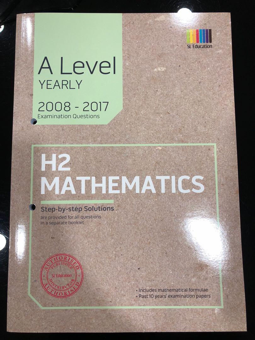 A Level H2 Math TYS and Solutions, Hobbies & Toys, Books & Magazines ...
