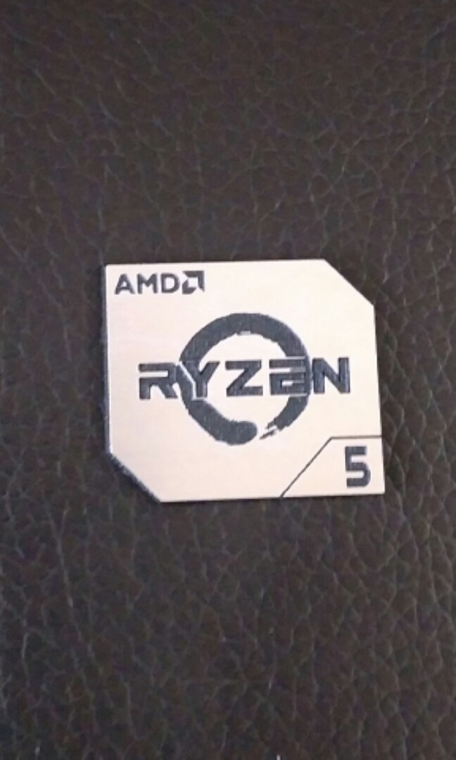 AMD Ryzen 5 Metal Logo, Electronics, Computer Parts & Accessories on ...