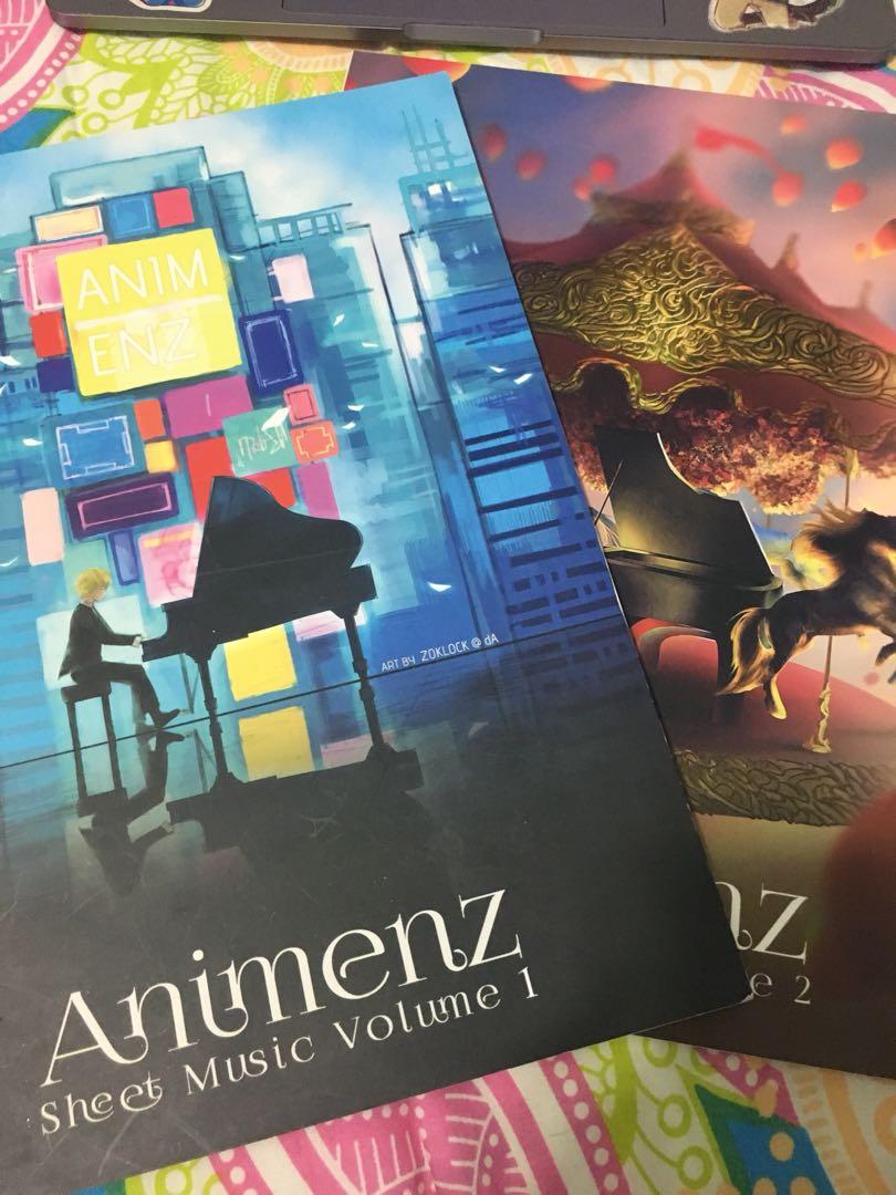 Animenz Sheet Music Volumes 1 & 2, Hobbies & Toys, Music & Media, CDs ...