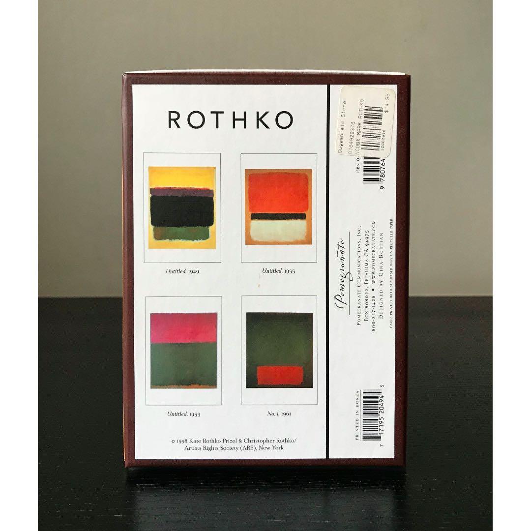 Brand New Mark Rothko Box Set of 20 Notecards with Envelopes (from ...
