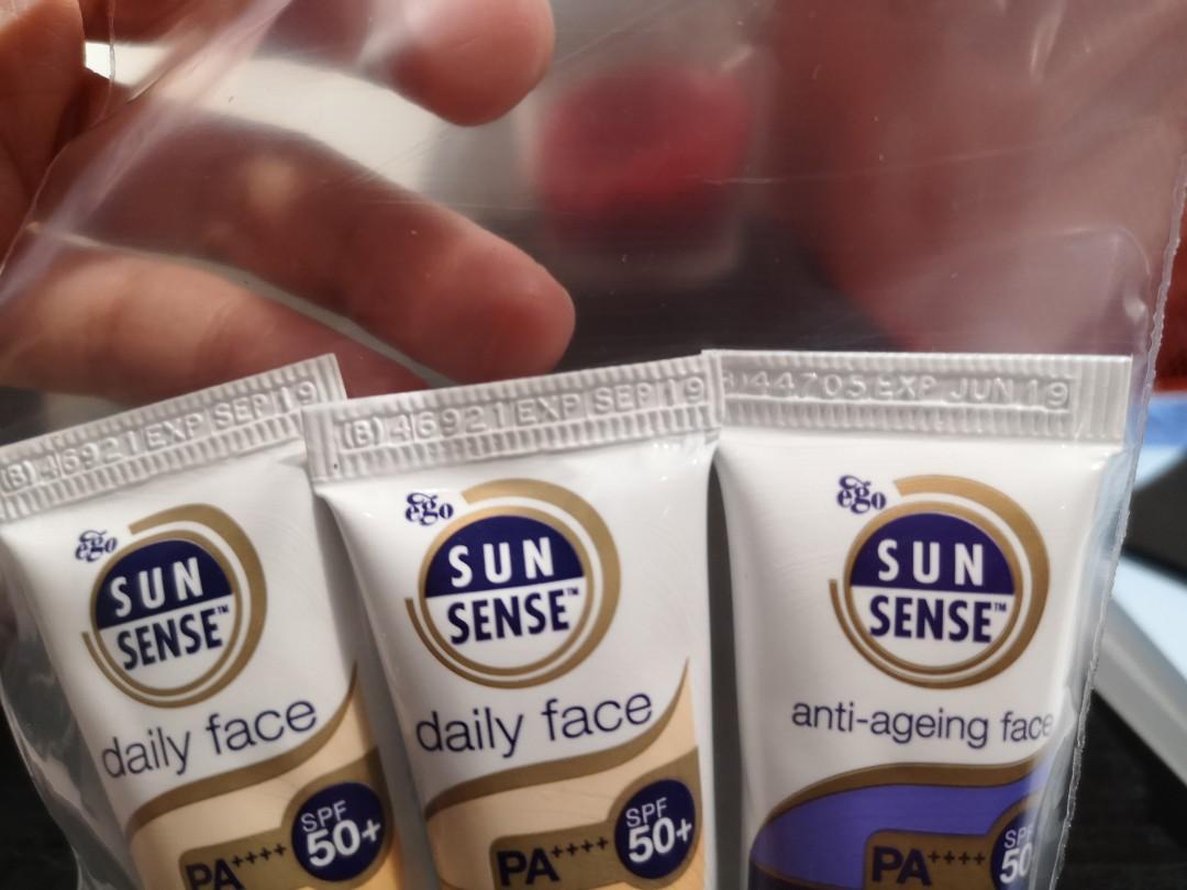Ego SunSense SPF 50 sunblock sunscreen sampler set, Beauty & Personal ...