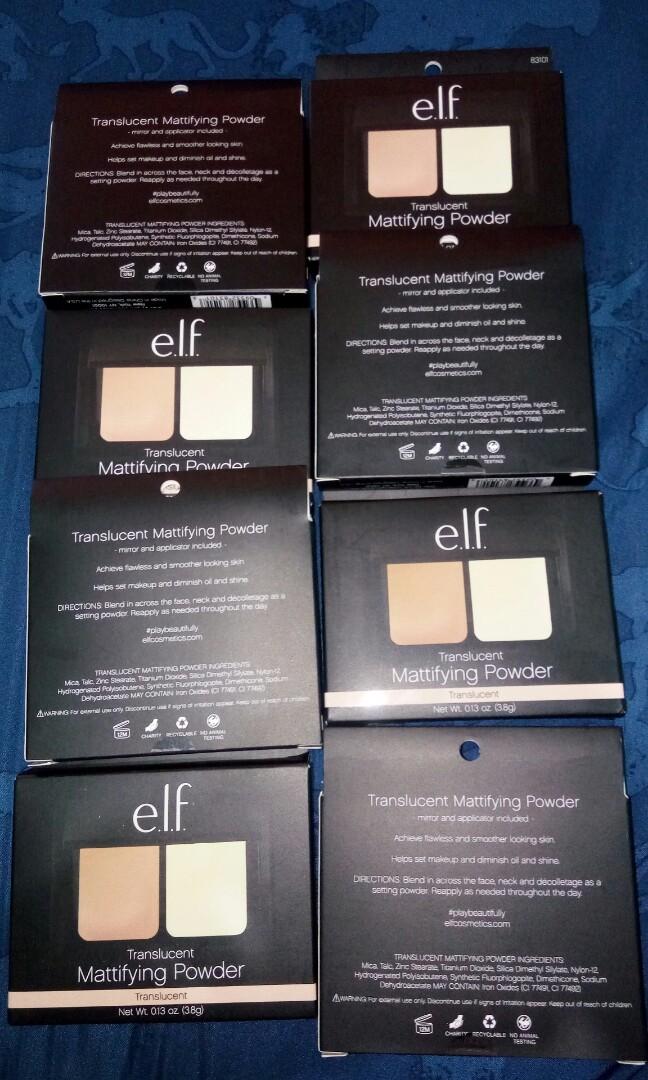 ELF Translucent Mattifying Powder, Beauty & Personal Care, Face, Makeup ...