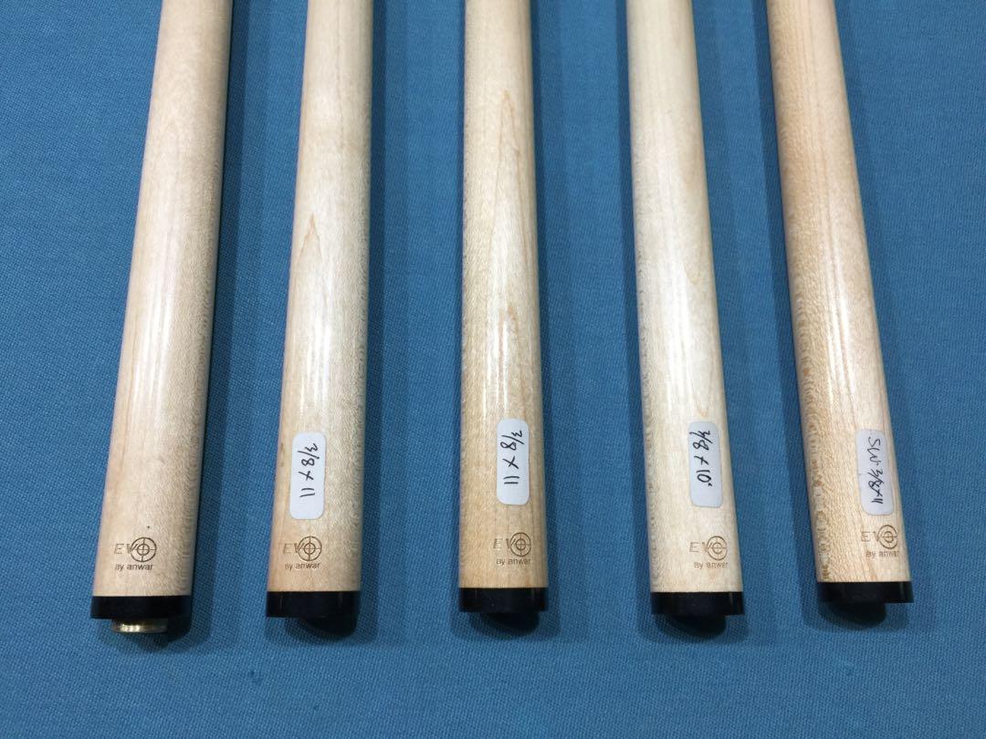 EVO Premium Low Deflection Custom Pool Cue Shaft, Sports Equipment ...