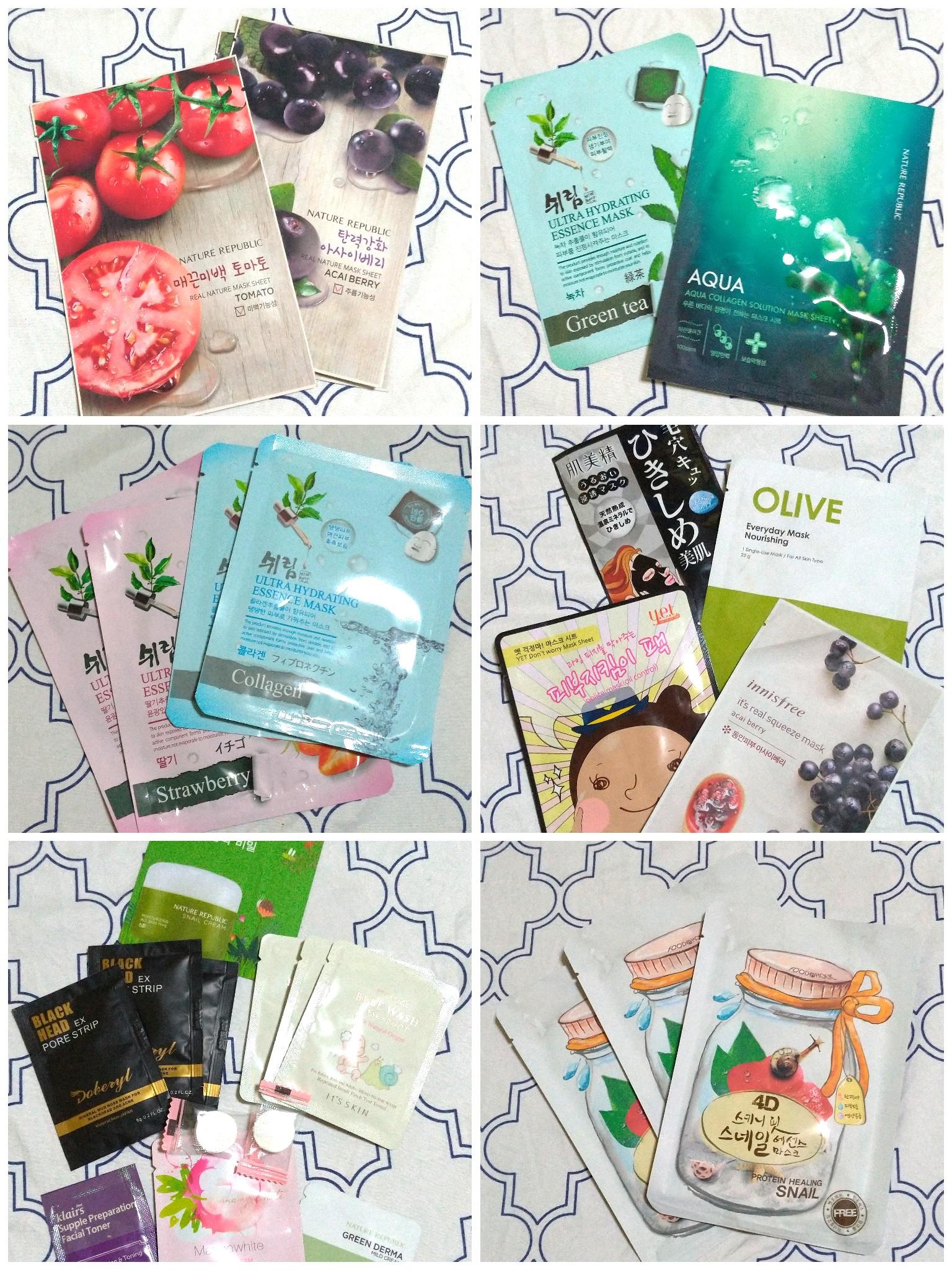 Facial Sheet Masks, Beauty & Personal Care, Face, Face Care on Carousell
