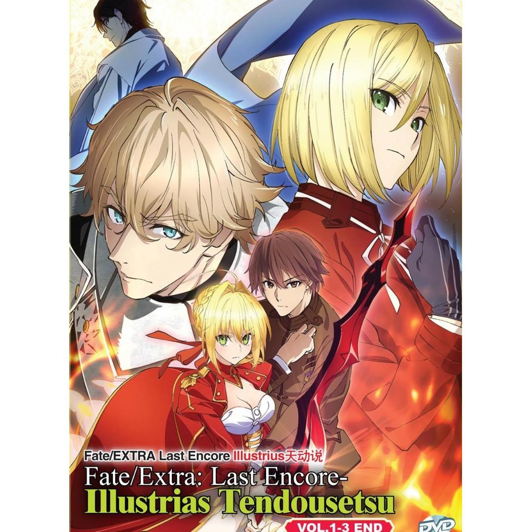 Fate Extra Last Encore Illustrias Tendousetsu Vol.1-3 End Anime DVD ...