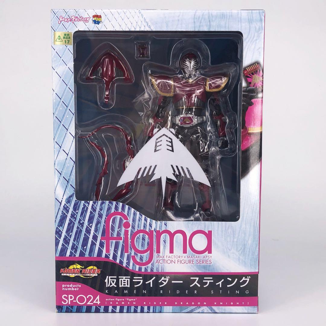 Figma SP-O24 Masked Kamen Rider Dragon Knight Sting【日版】幪面超人 龍騎 魟魚 刺 ...