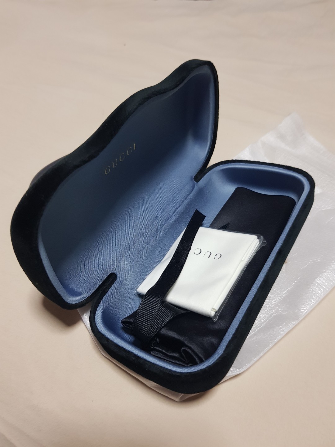 Gucci Sunglasses Case, Luxury, Accessories on Carousell