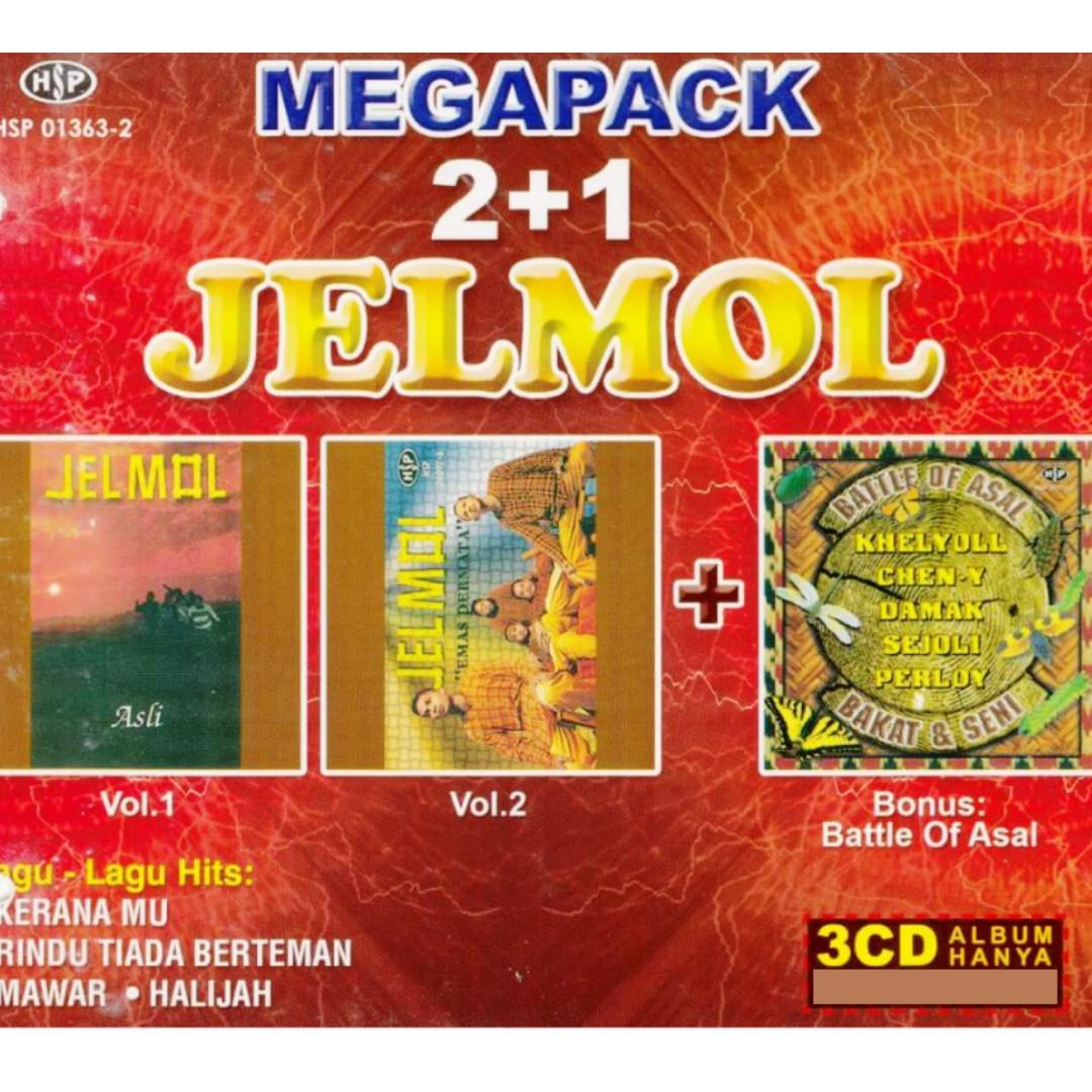 Jelmol Megapack 3CD Album Asli + Emas Permata + Battle of Asal (Damak ...