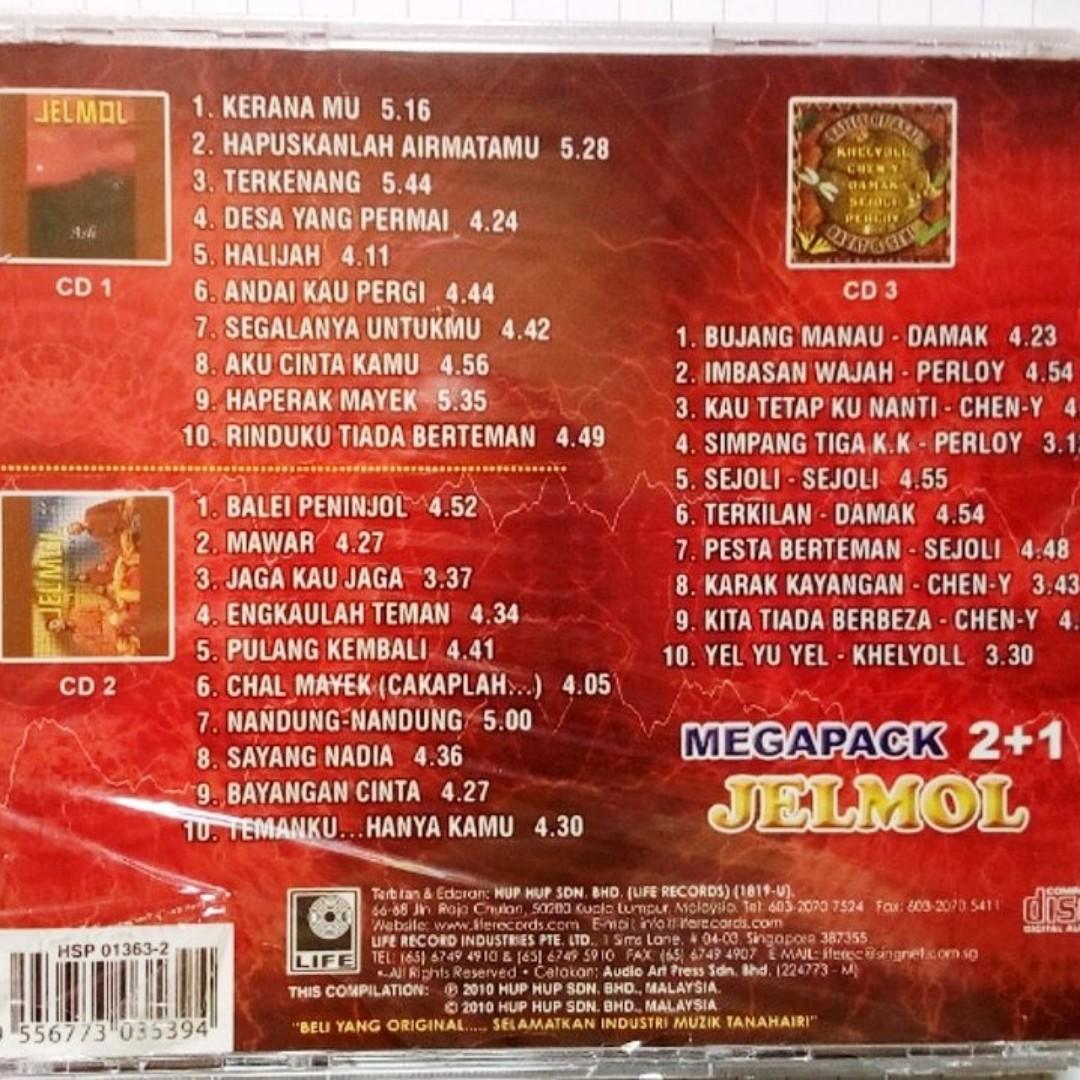 Jelmol Megapack 3CD Album Asli + Emas Permata + Battle of Asal (Damak ...