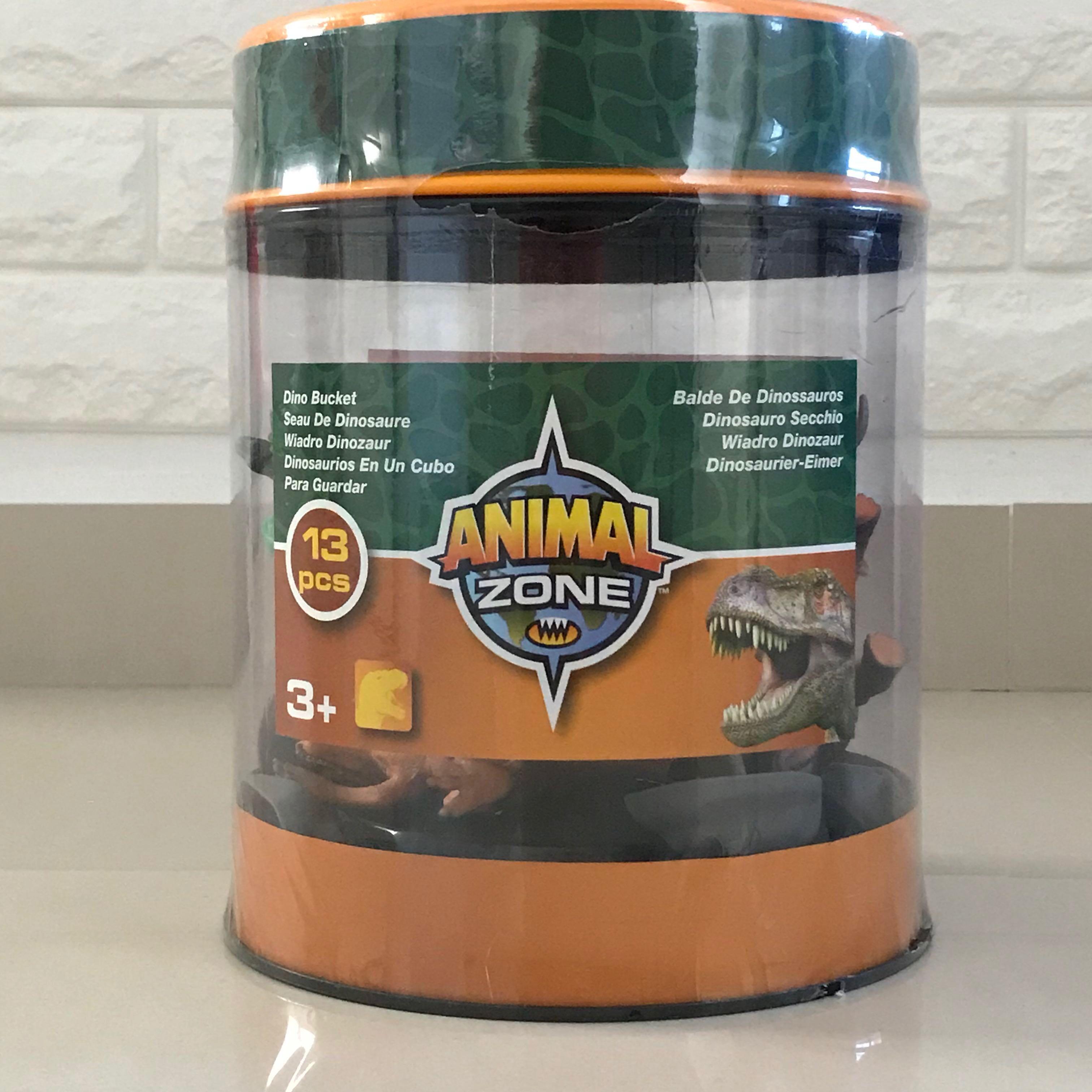 [Left 1 set] Animal Zone Dinosaur Bucket, Toys & Games, Others on Carousell
