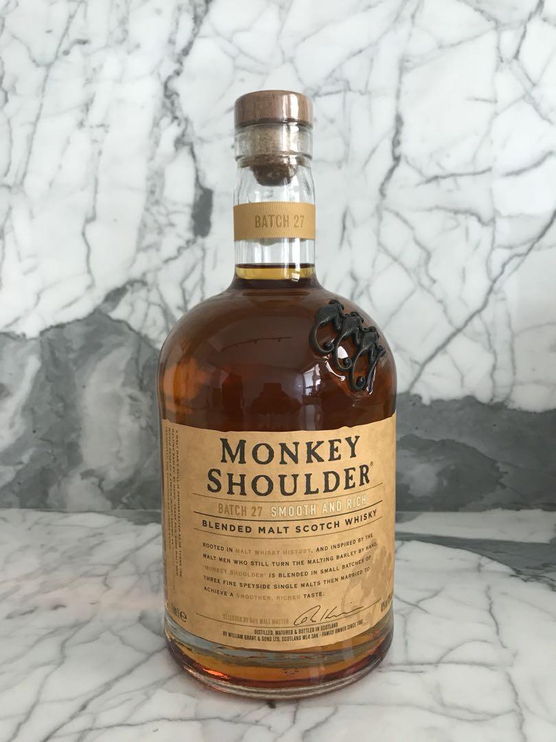 Monkey Shoulder Triple 1L, Food & Drinks, Alcoholic Beverages on Carousell