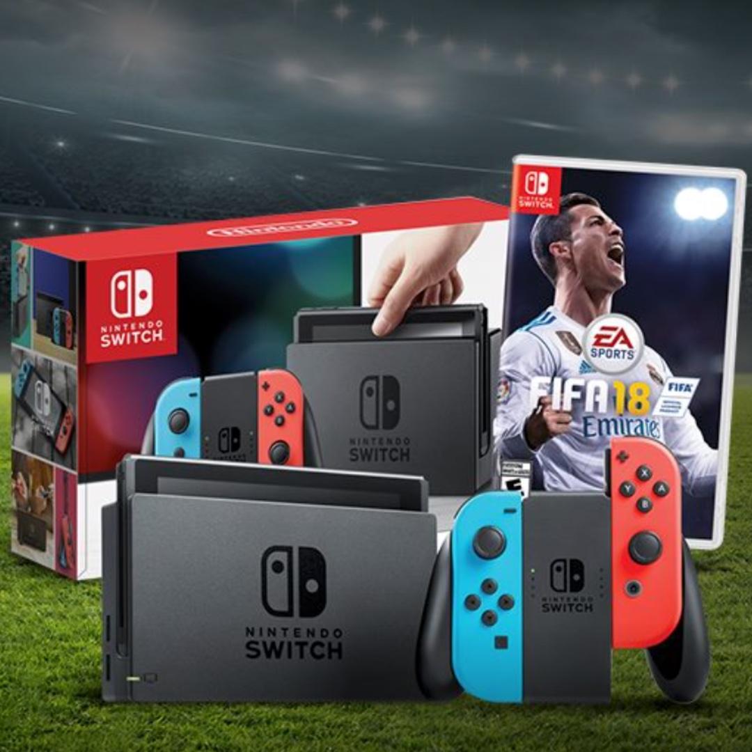 NEW NINTENDO SWITCH FIFA BUNDLE, Video Gaming, Video Game Consoles ...
