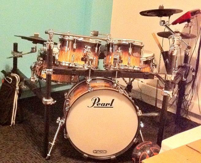 Pearl e-Pro Live Electronic/Hybrid Drumset, Hobbies & Toys, Music ...