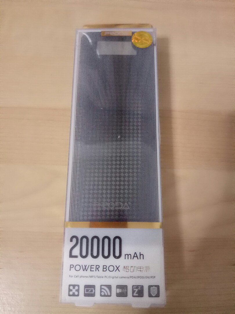 Proda Power Bank 20000mAh, Mobile Phones & Gadgets, Mobile & Gadget ...