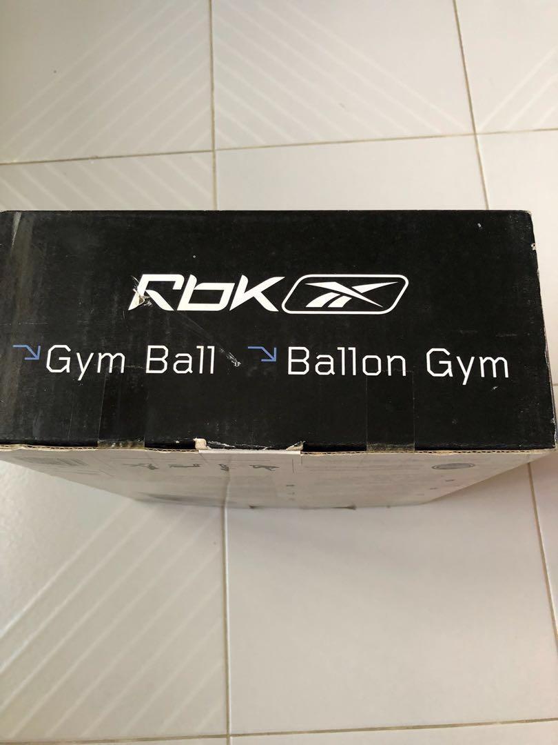 Reebok gym ball, Sports Equipment, Exercise & Fitness, Cardio & Fitness ...