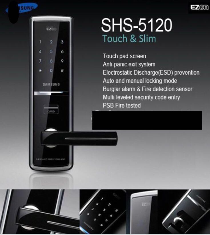 Samsung Ezon SHS-5120 smart lock, Everything Else on Carousell