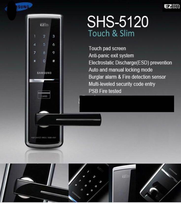 Samsung Ezon SHS-5120 smart lock, Everything Else on Carousell