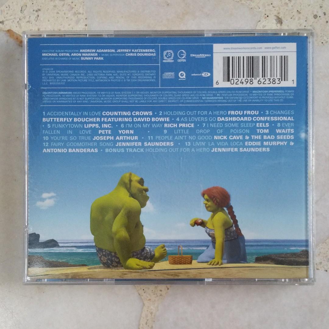 SHREK 2 Movie (Music CD Soundtrack), Hobbies & Toys, Music & Media, CDs ...
