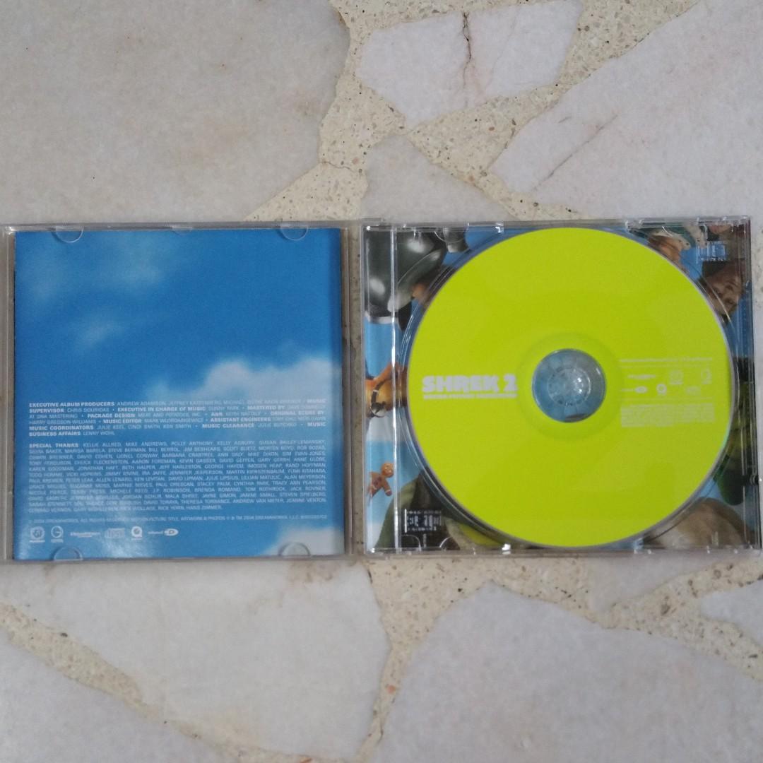SHREK 2 Movie (Music CD Soundtrack), Hobbies & Toys, Music & Media, CDs & DVDs on Carousell