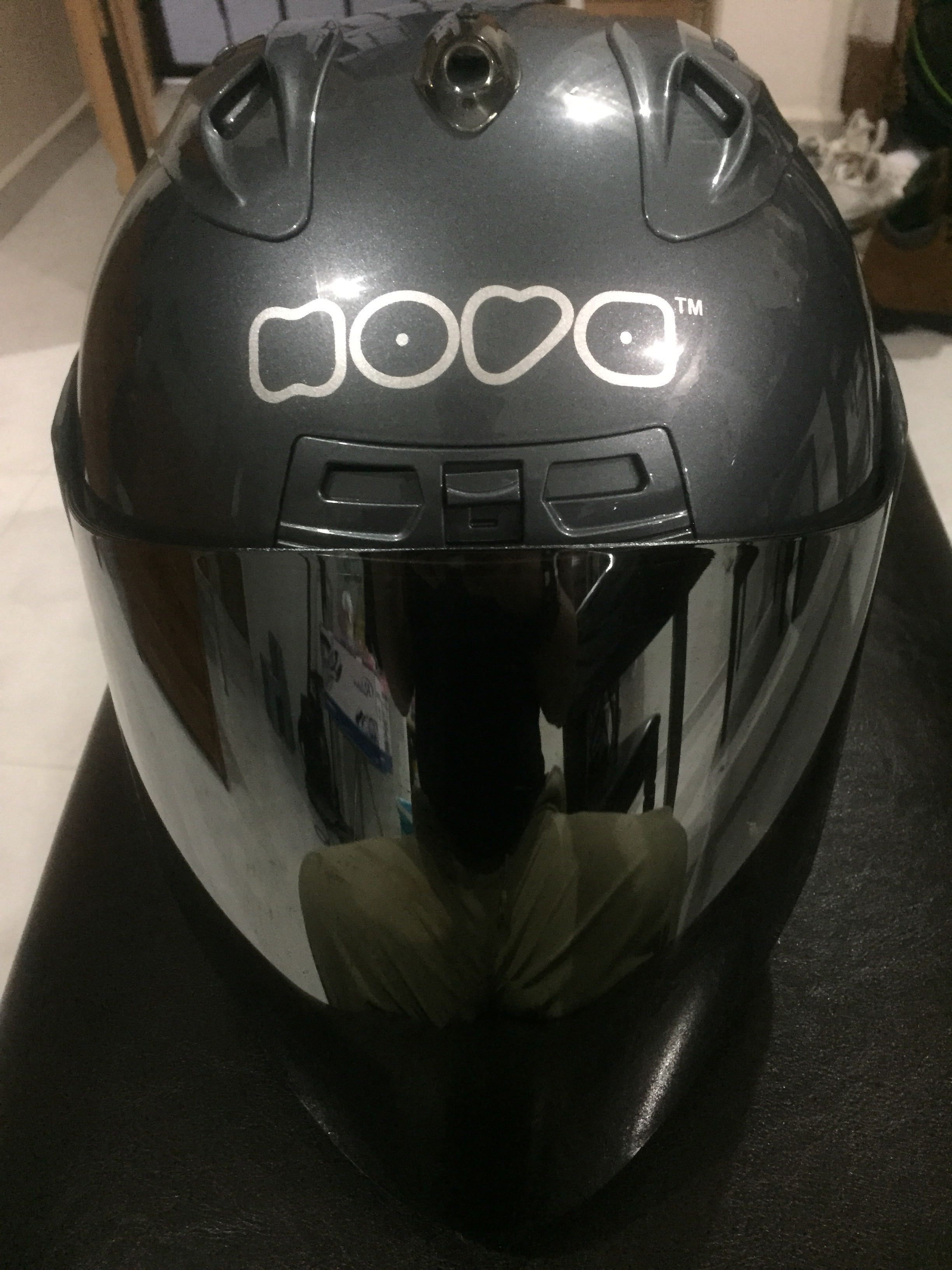 Silver Nova Dot, Motorcycles, Motorcycle Apparel on Carousell