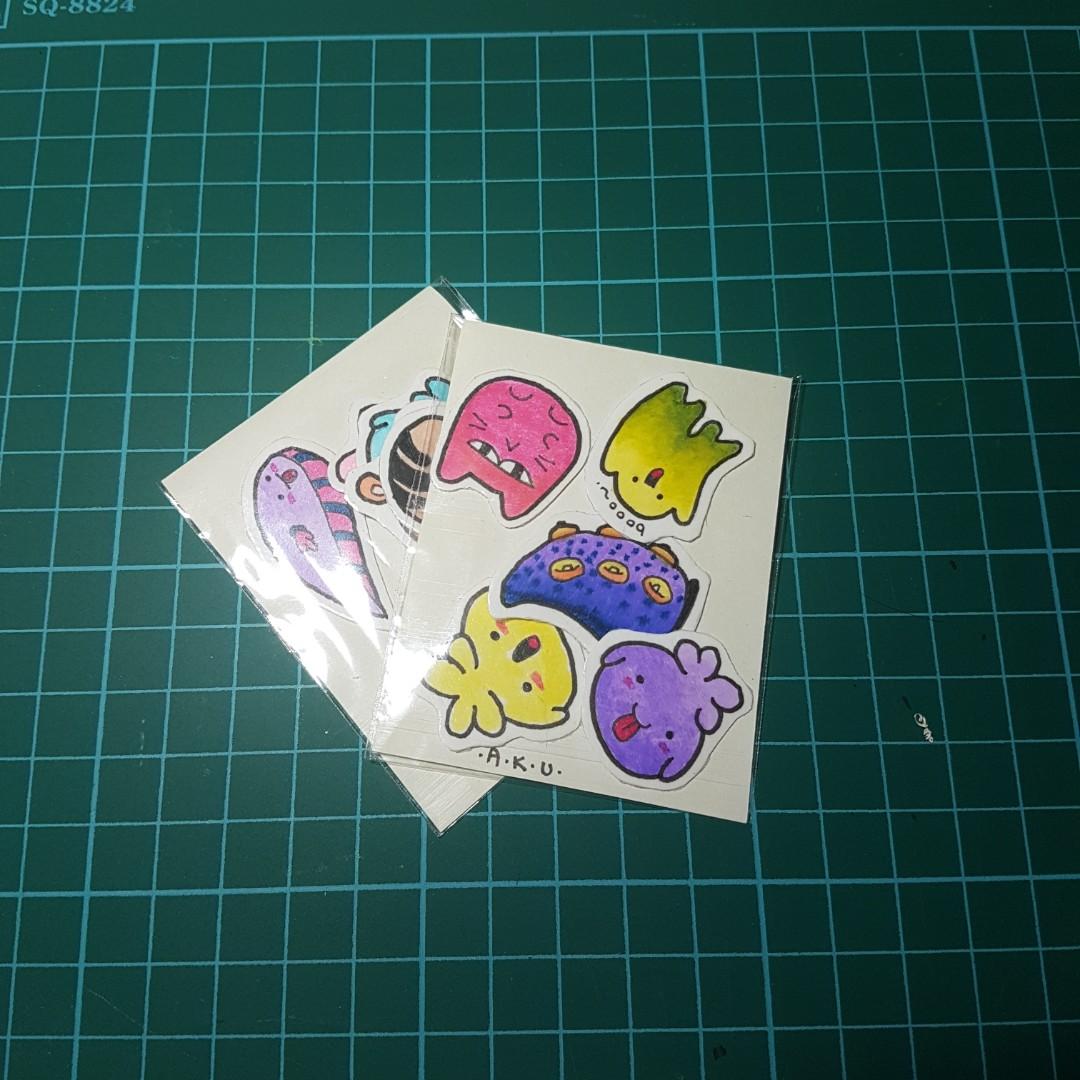 Sticker Doodle, Hobbies & Toys, Stationery & Craft, Art & Prints on ...