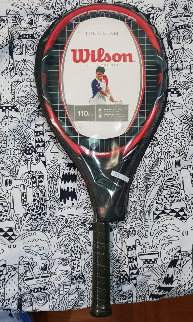 Wilson Tour Slam Tennis Racket, Sports Equipment, Sports & Games ...