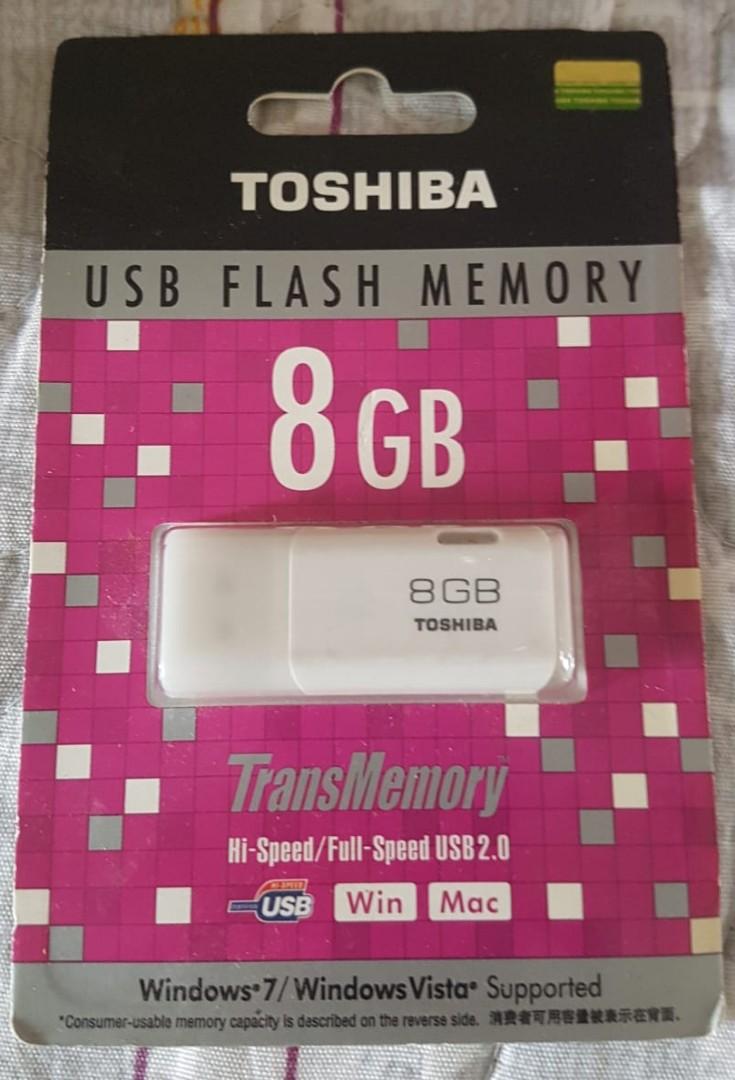Brand New Toshiba USB Flash Memory 8GB (Thumbdrive), Computers & Tech ...