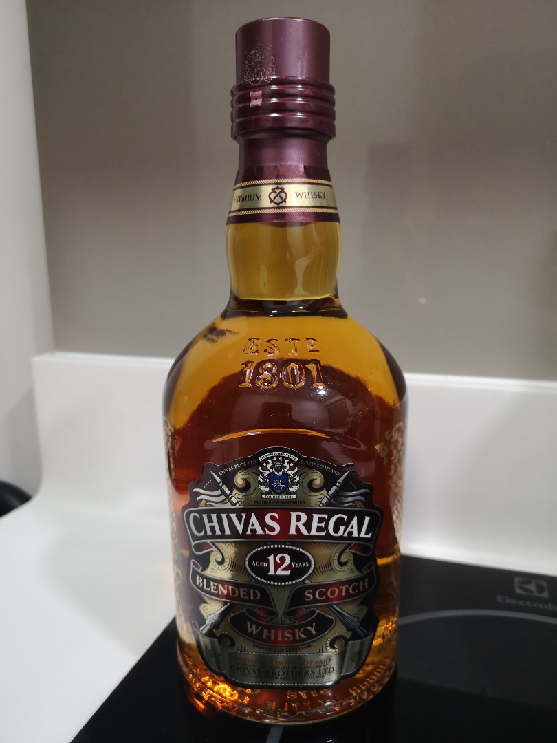 Chivas 12 years 750ml without box, Food & Drinks, Alcoholic Beverages ...