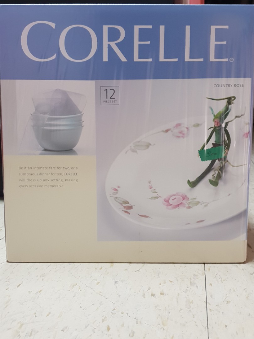 Corelle Country Rose 12pc set on Carousell