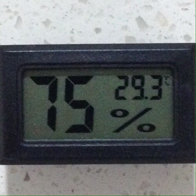 Digital Hygrometer and Thermometer Gauge Panel Meter, Electronics ...