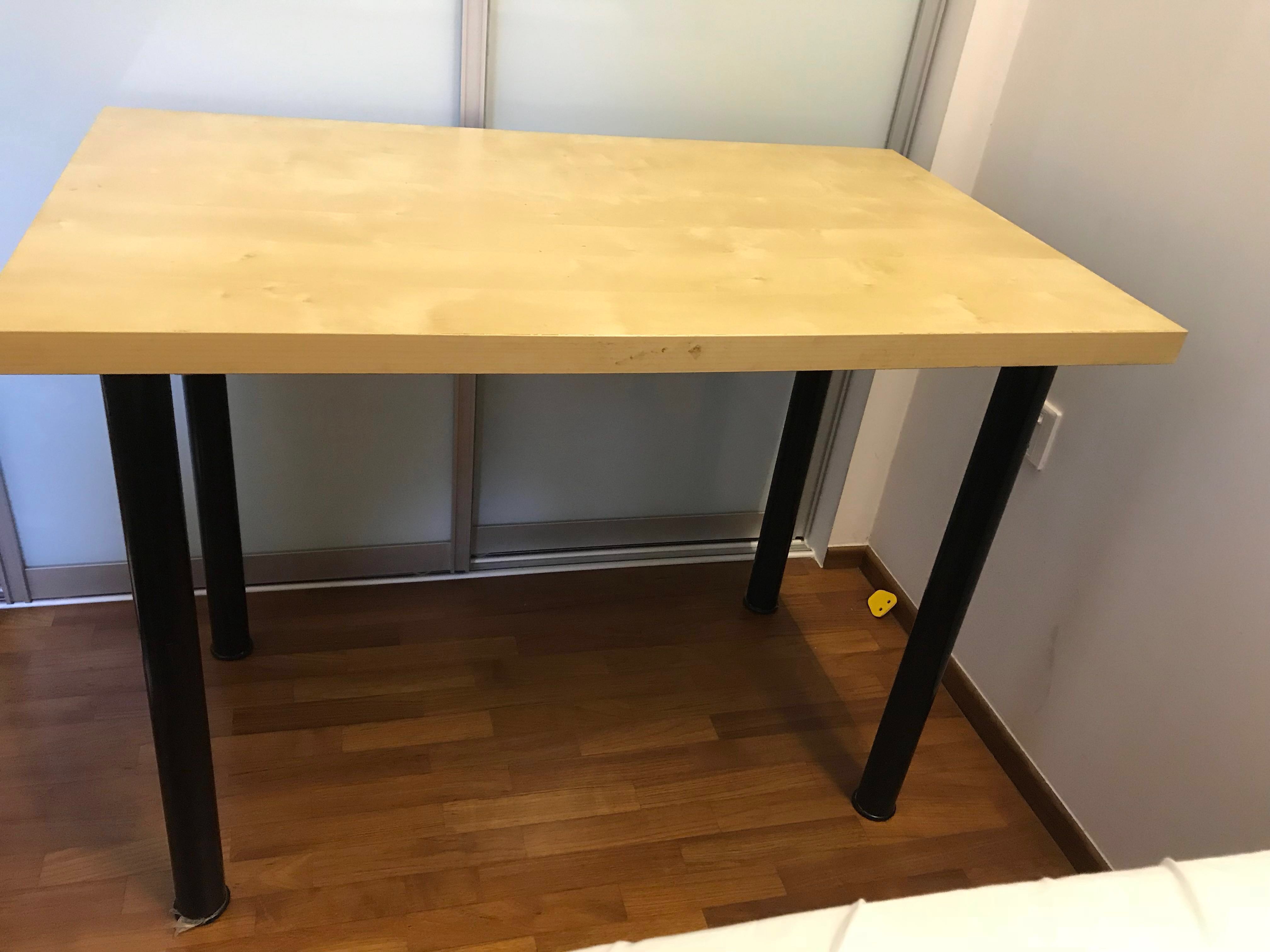 IKEA study table, Furniture & Home Living, Furniture, Tables & Sets on ...