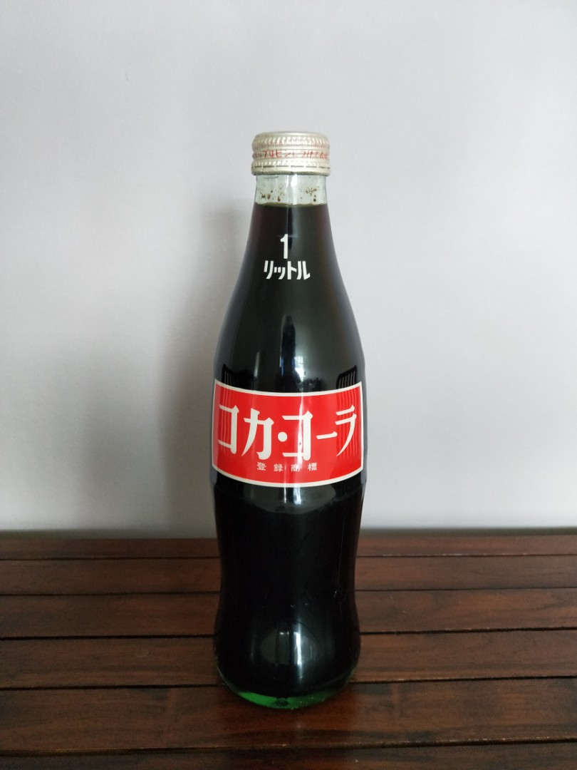 Japanese 1 litre Coke Bottle (rare), Food & Drinks, Alcoholic Beverages ...