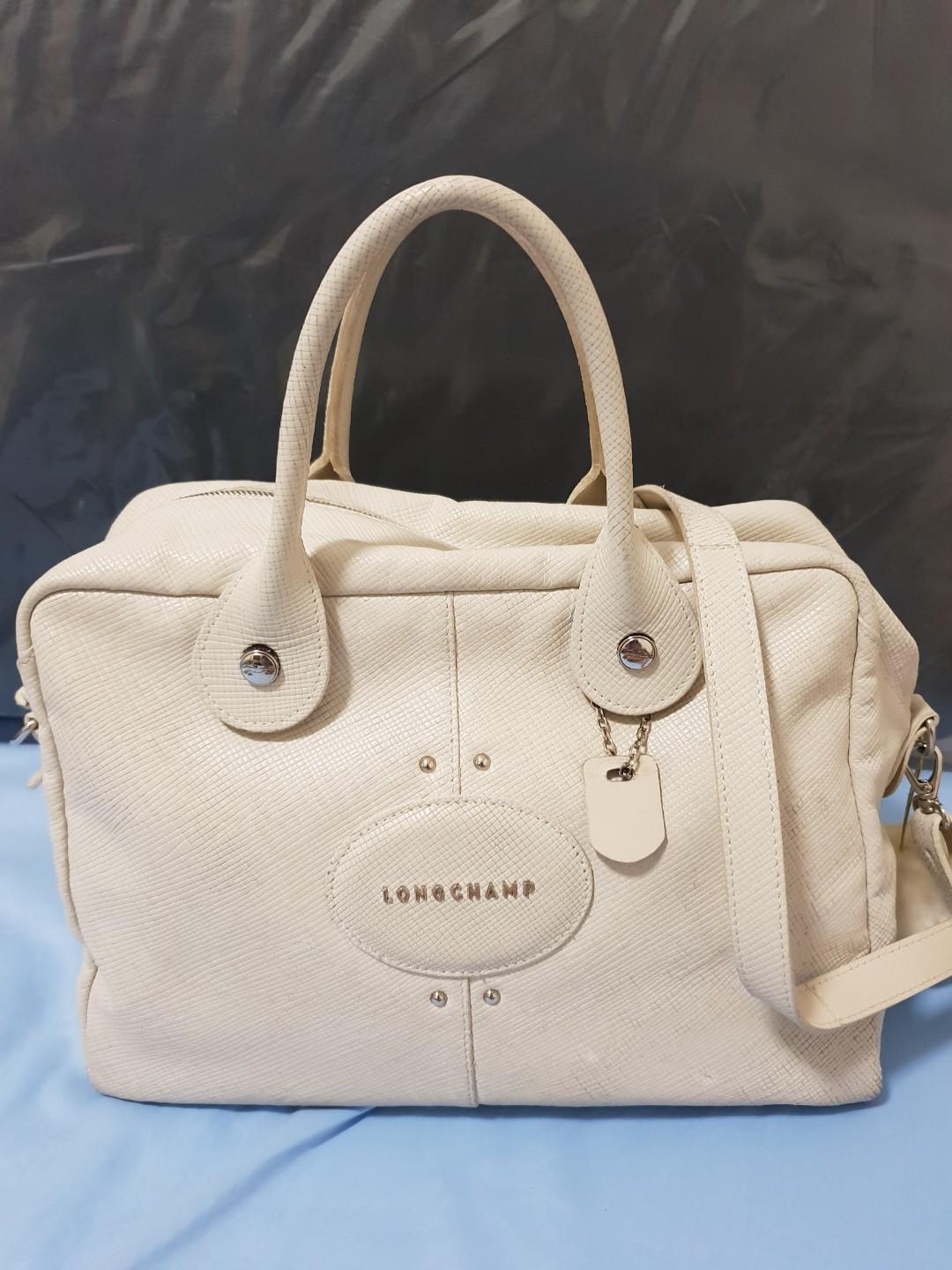 Longchamp Quadri Large Authentic, Fesyen Wanita, Tas & Dompet di Carousell