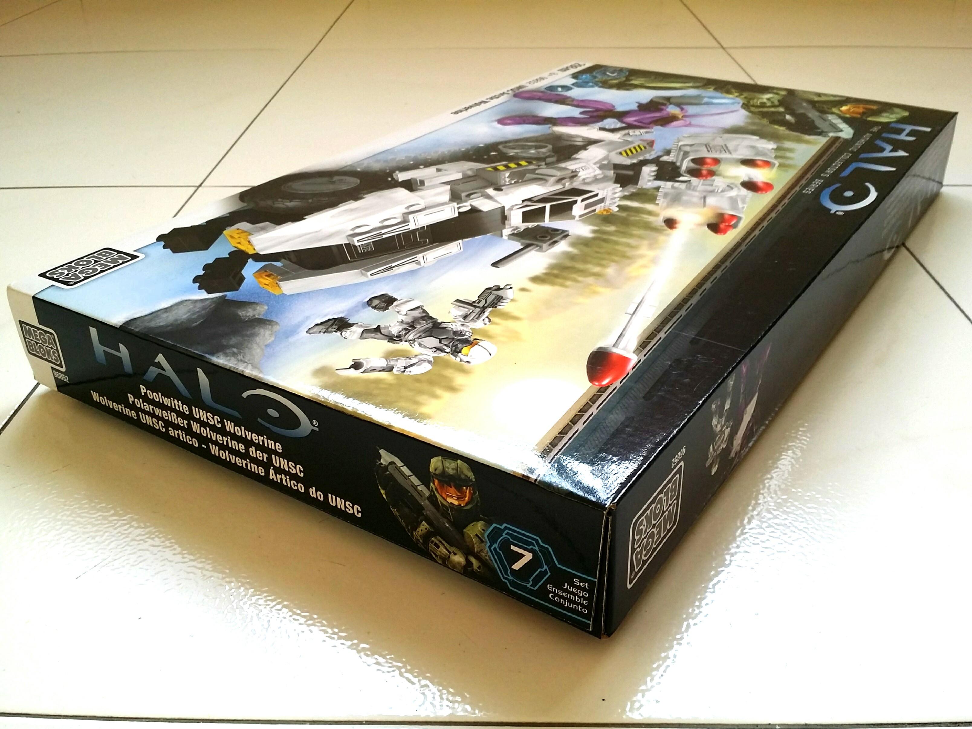 WH-B3 Mega Bloks Halo #96852 UNSC Arctic Wolverine (Arctic Camouflage ...