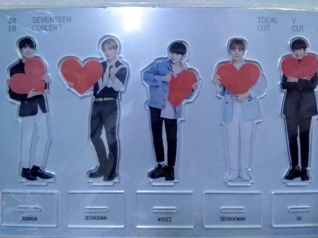[OFFICIAL] Seventeen Acrylic Standee, Hobbies & Toys, Memorabilia ...