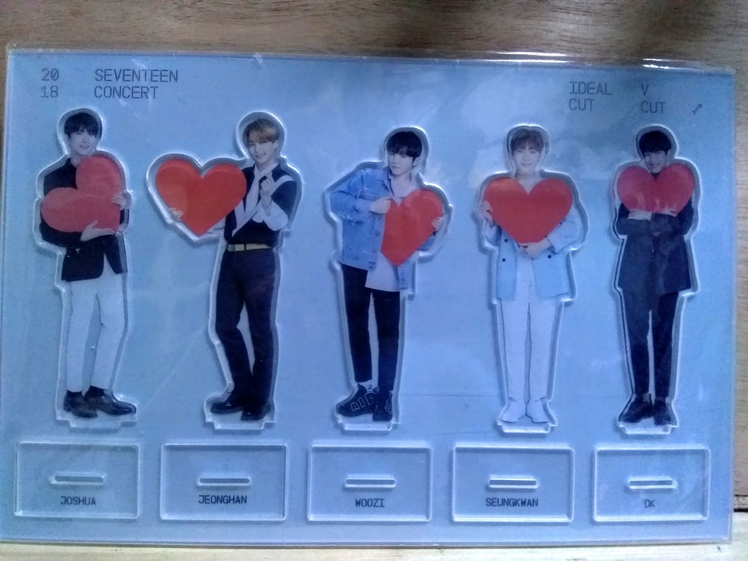 [OFFICIAL] Seventeen Acrylic Standee, Hobbies & Toys, Memorabilia ...