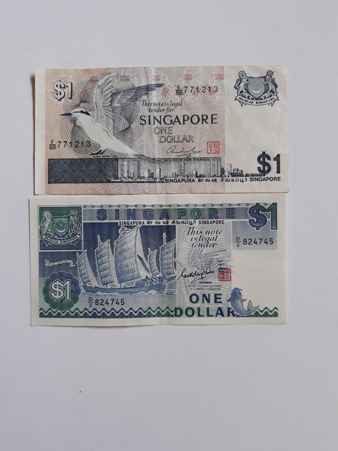 Old Singapore notes, Vintage & Collectibles, Currency on Carousell