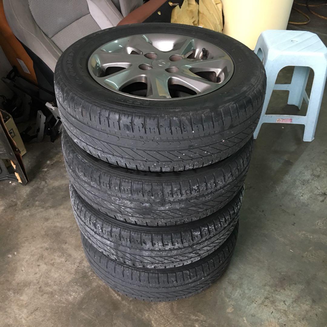 Rim 14inch Myvi Lagi Best 1.5 SE (GREY), Auto Accessories on Carousell