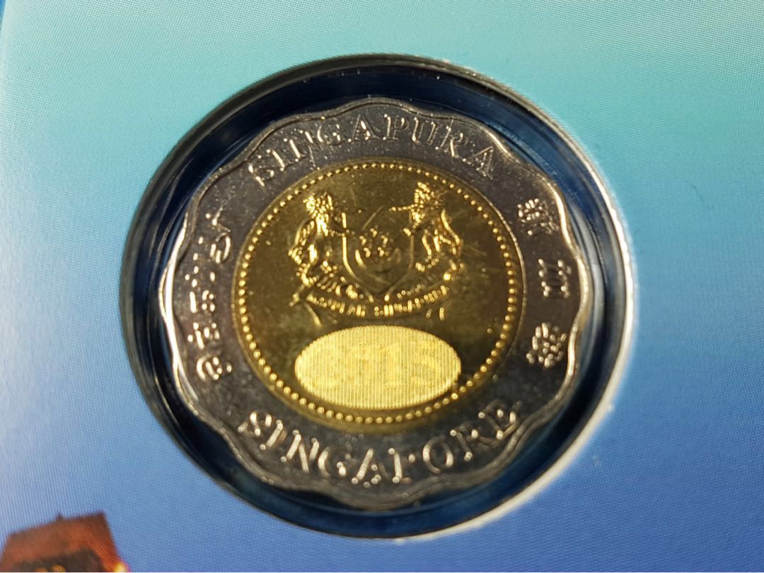 SGD $5 coin (2015), Vintage & Collectibles, Currency on Carousell