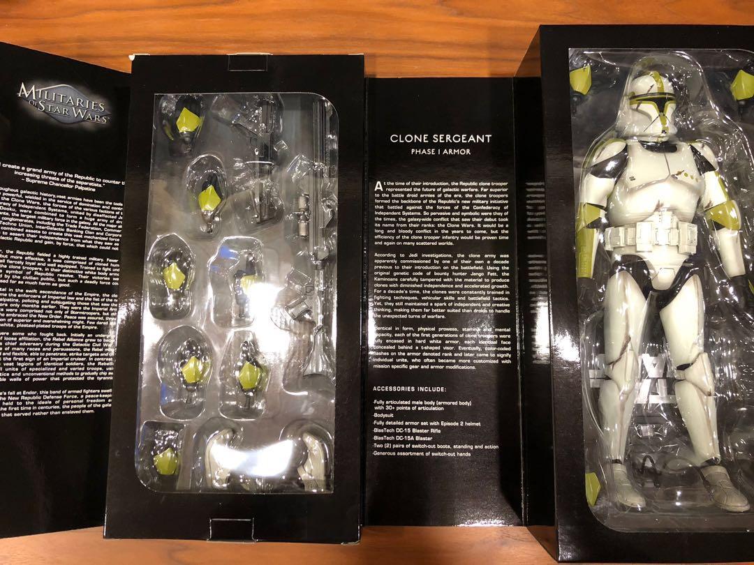 Sideshow Starwars Phase 1 clone sergeant, Hobbies & Toys, Toys & Games ...