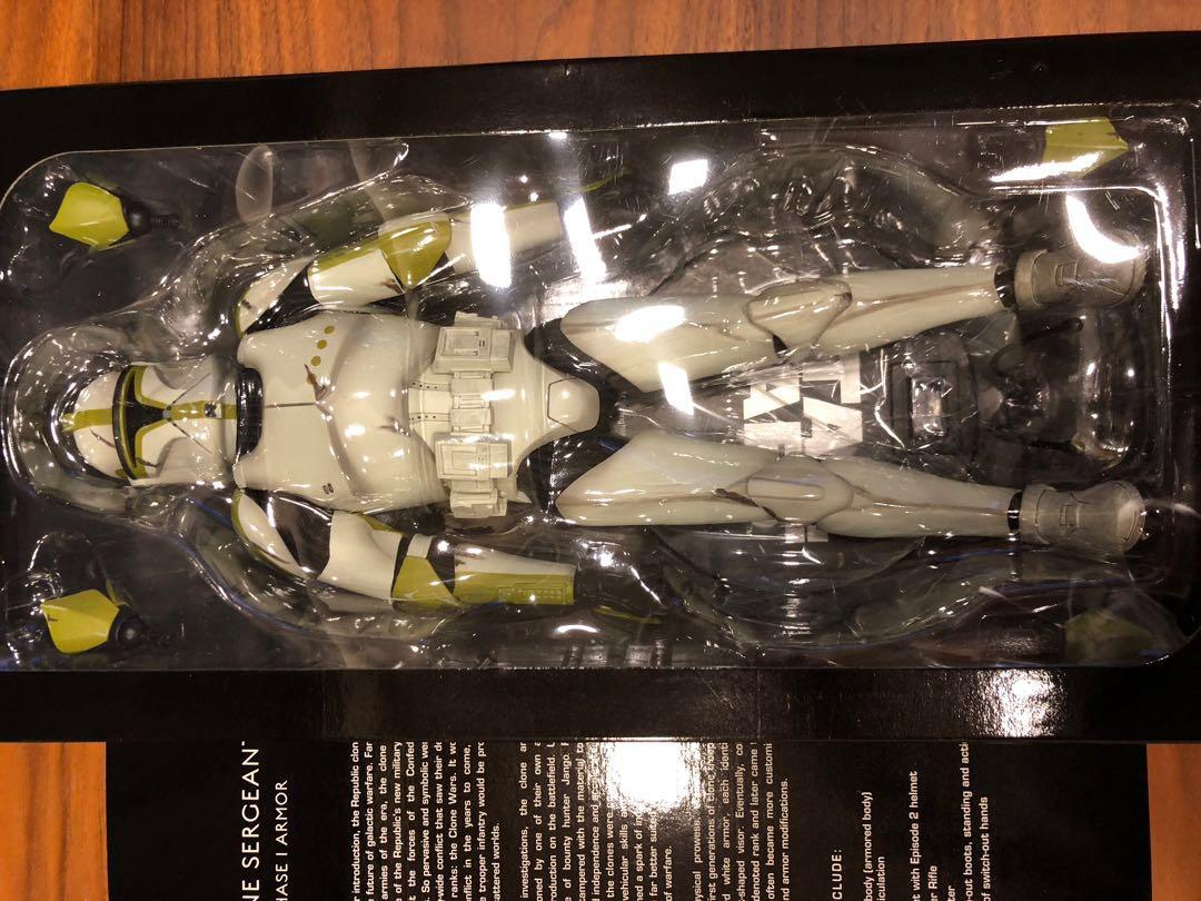 Sideshow Starwars Phase 1 clone sergeant, Hobbies & Toys, Toys & Games ...