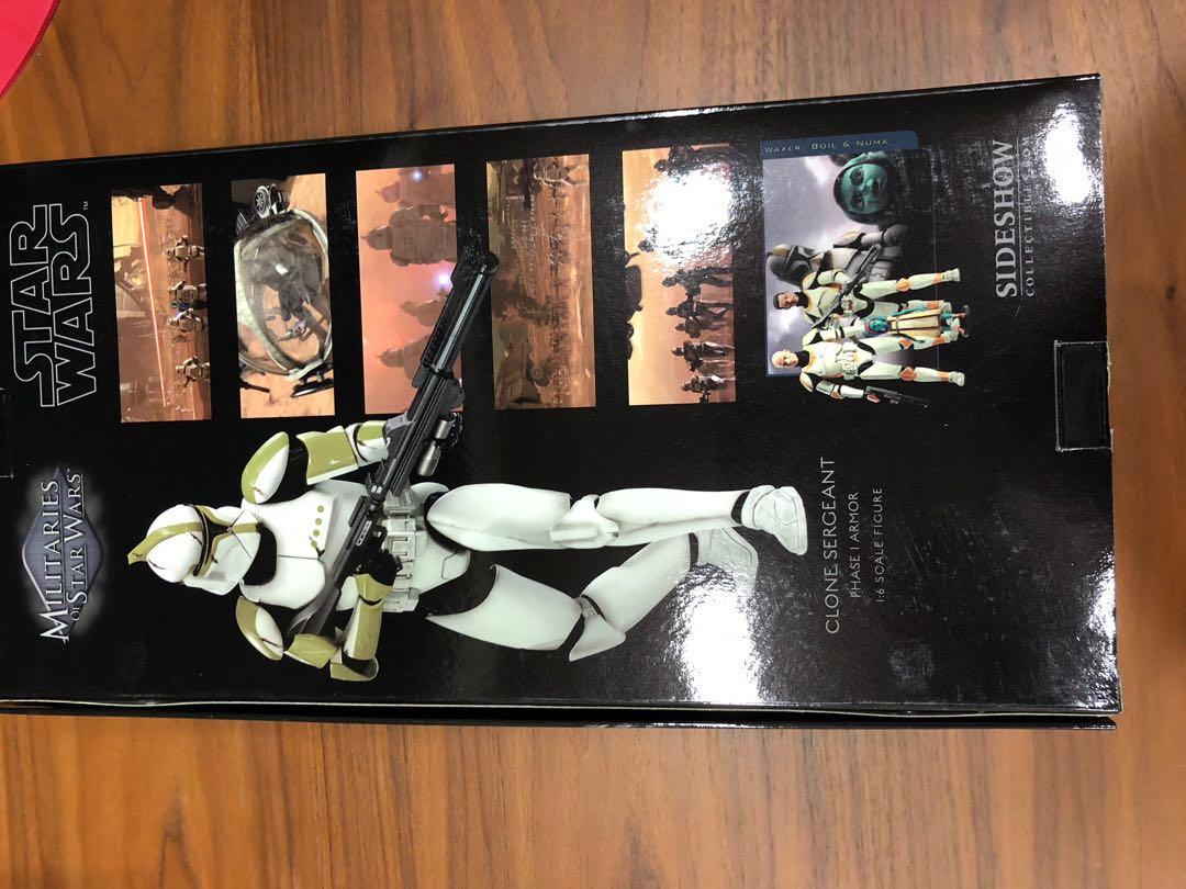 Sideshow Starwars Phase 1 clone sergeant, Hobbies & Toys, Toys & Games ...