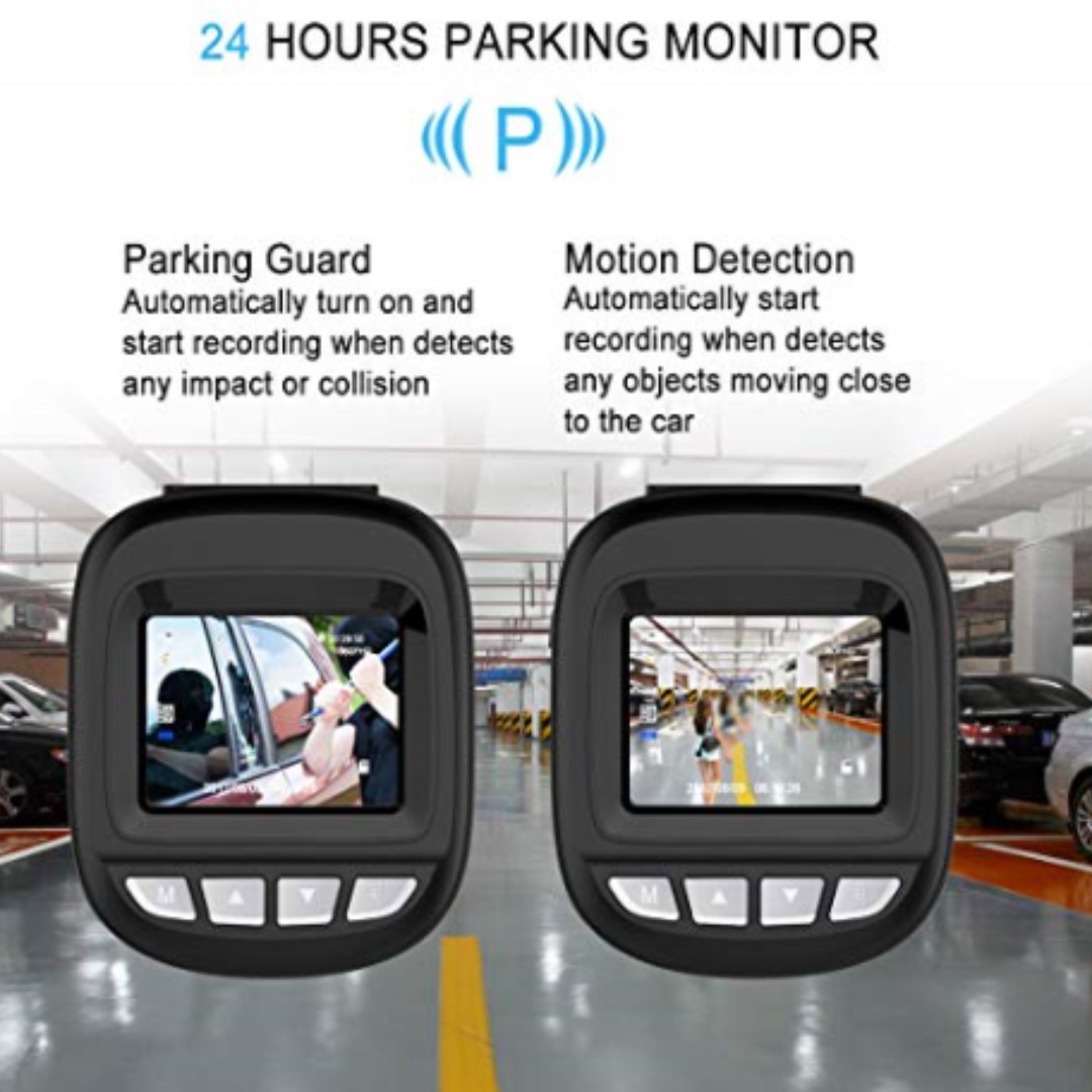 Xuanpad S3 Mini Dash Cam, Full HD 1080P Car Camera with 168° Wide Angle ...